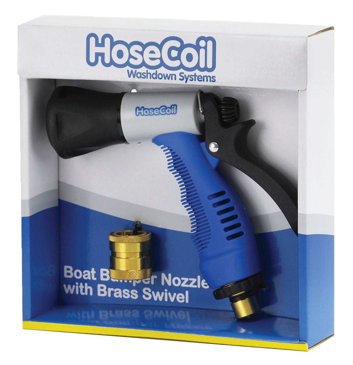 Boat Bumper Nozzle Kit with Brass Swivel and Quick Release – HoseCoil